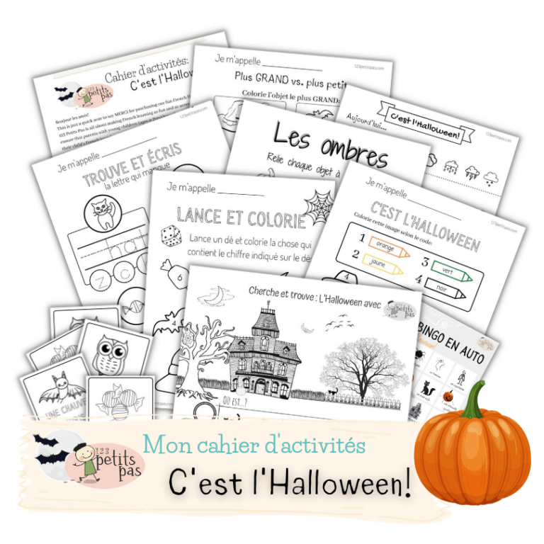 C’est L’Halloween!! - 123 Petits Pas Halloween French Activities